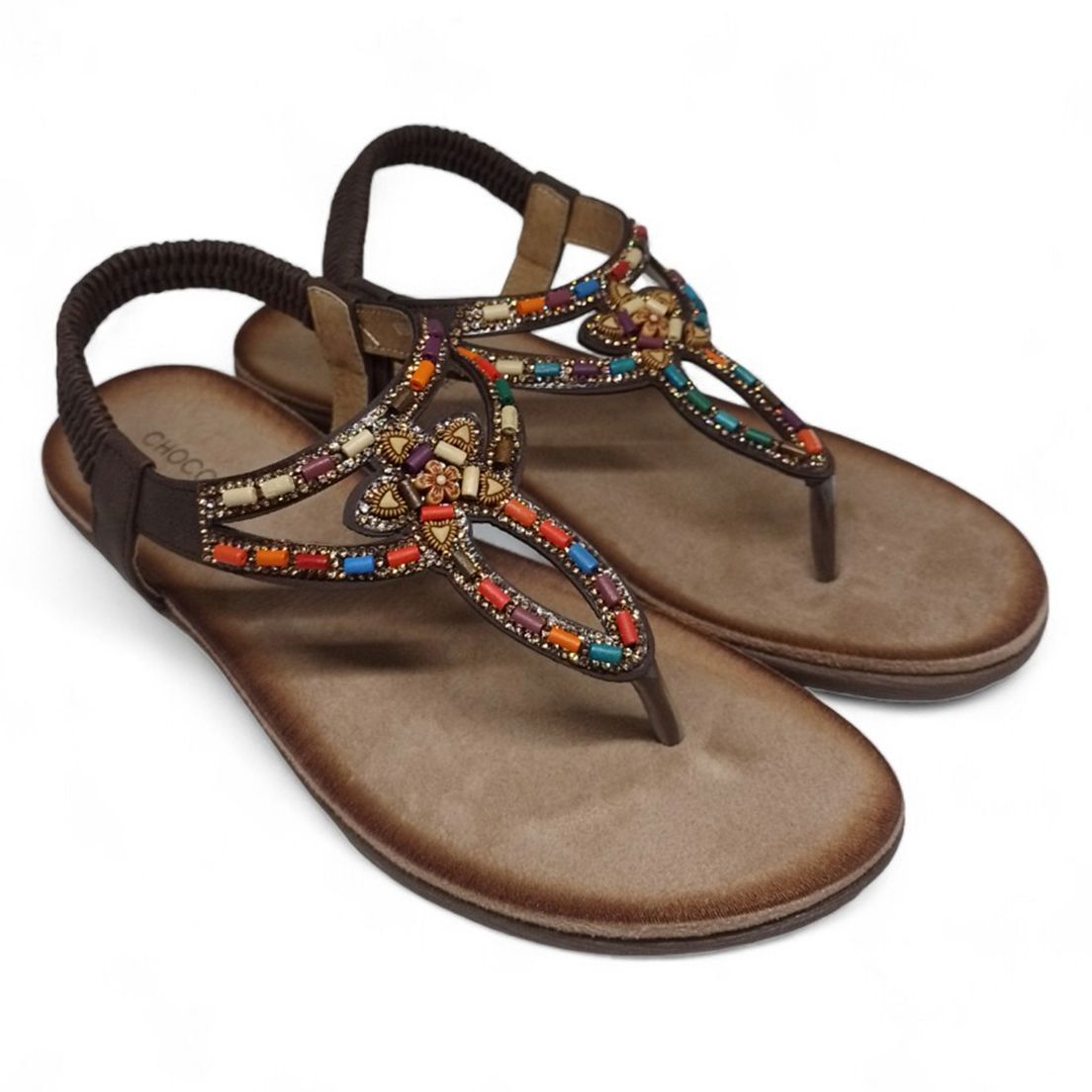 Sandalias Chocolate 8610 De Mujer - Tus Zapatos